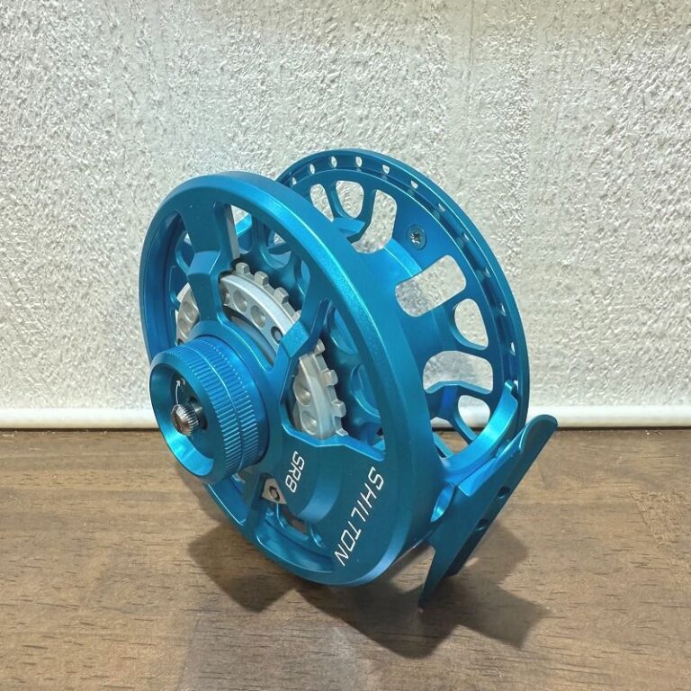 [SHILTON REELS] SR8 Reel Turquoise Blue | 北海道フィッシングガイドRiver Freak